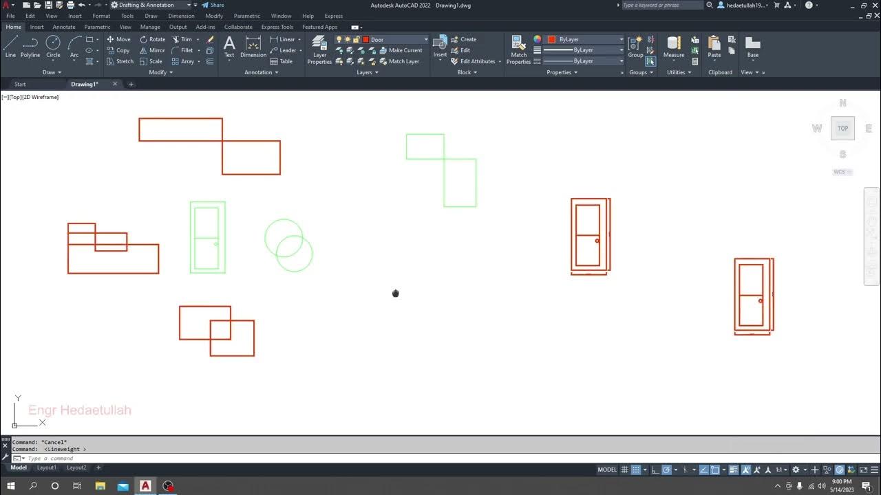 8.13 Autocad 2025 tutorial for beginners (Step by Step) - use Bottom Tools Customization in ...