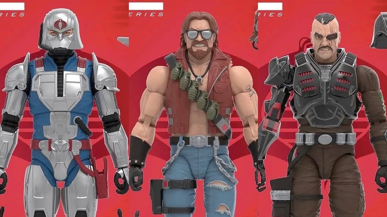 New GiJoe Classified Armor Cobra Commander, Monkey Wrench, Major Bludd figures revealed - YouTube
