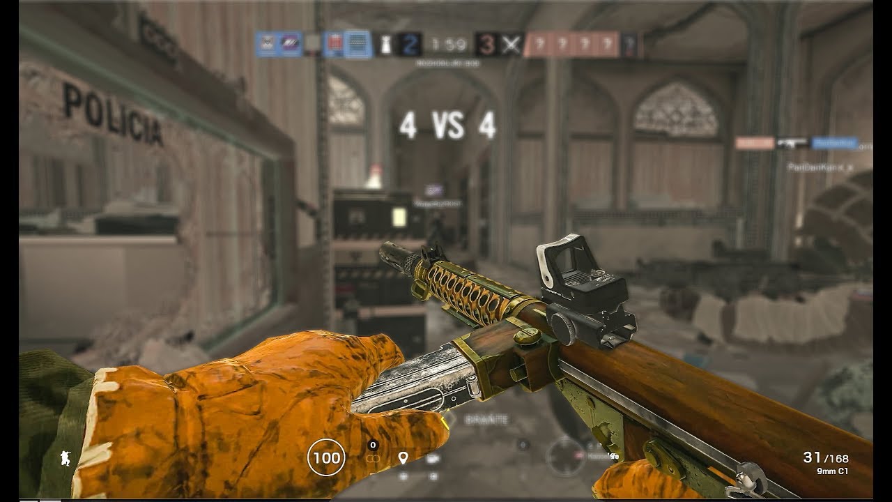 R6 Siege: Frost Elite Skin Play - YouTube