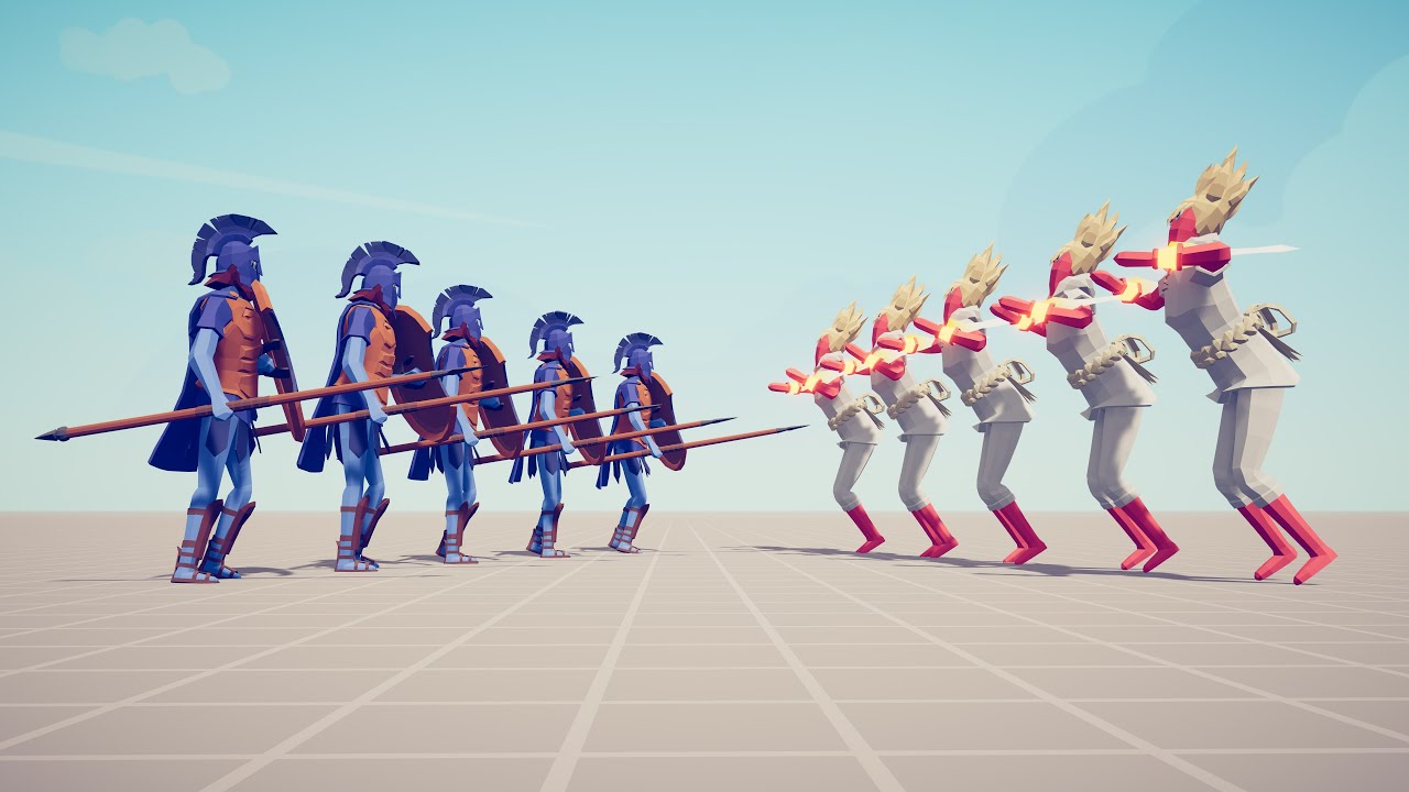 5 SUPER PEASANTS vs 5x EVERY UNIT - Totally Accurate Battle Simulator ...