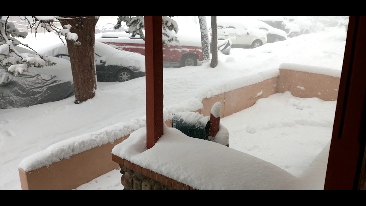 Crazy snow in Prescott, AZ. january 25th 2021. - YouTube