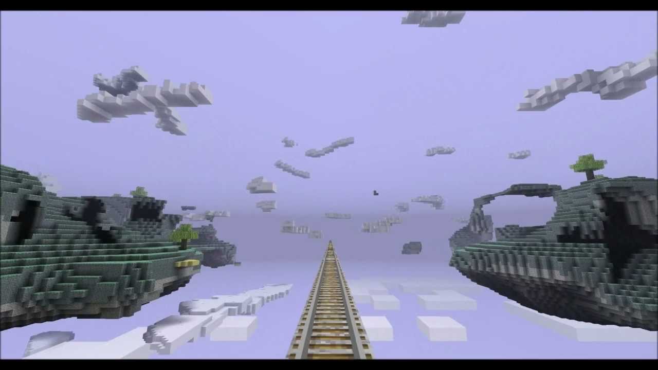 Minecraft : The Aether in minecart [HD] - YouTube