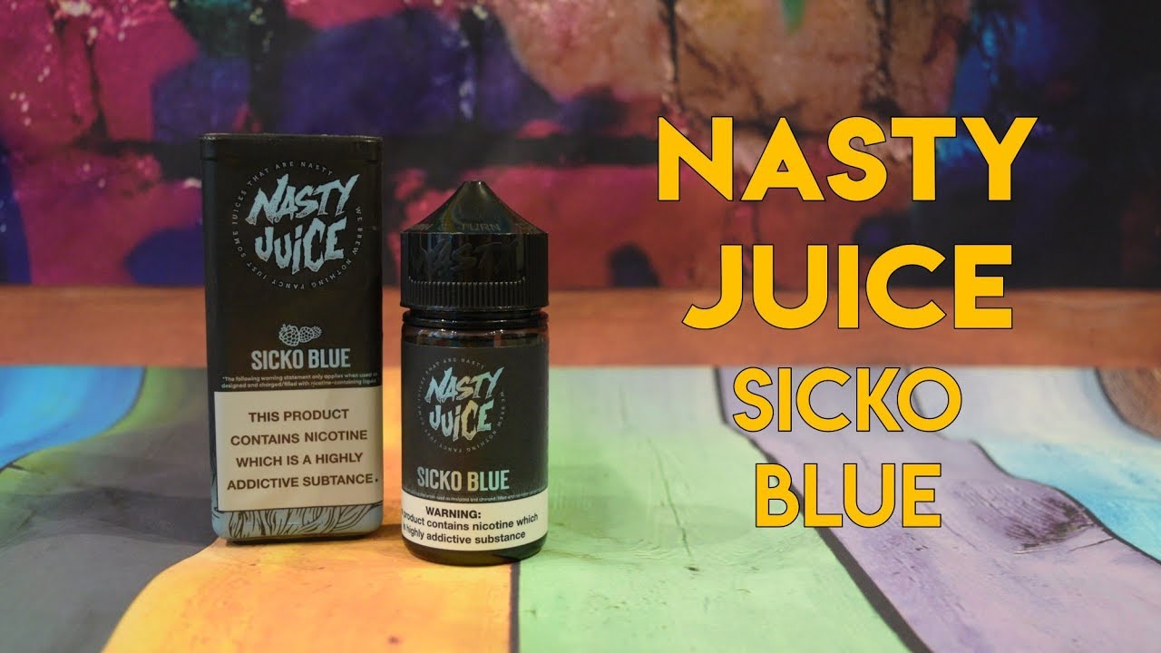 Sicko Blue e-Liquid Review by Nasty Juice - YouTube