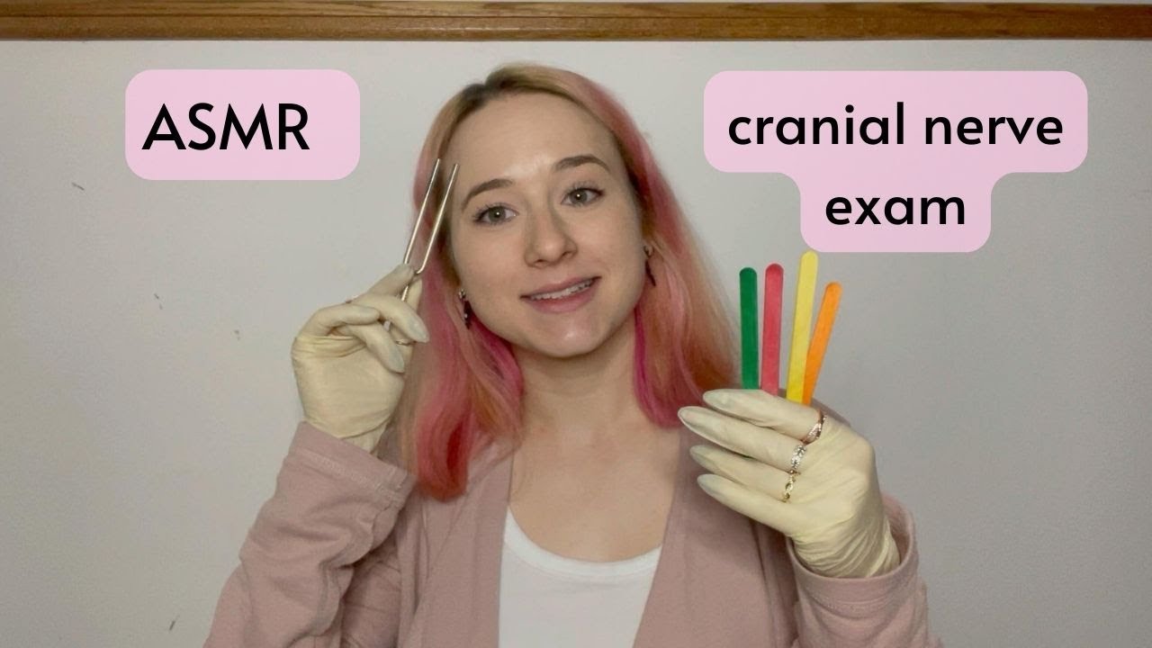 ASMR realistic cranial nerve exam - YouTube
