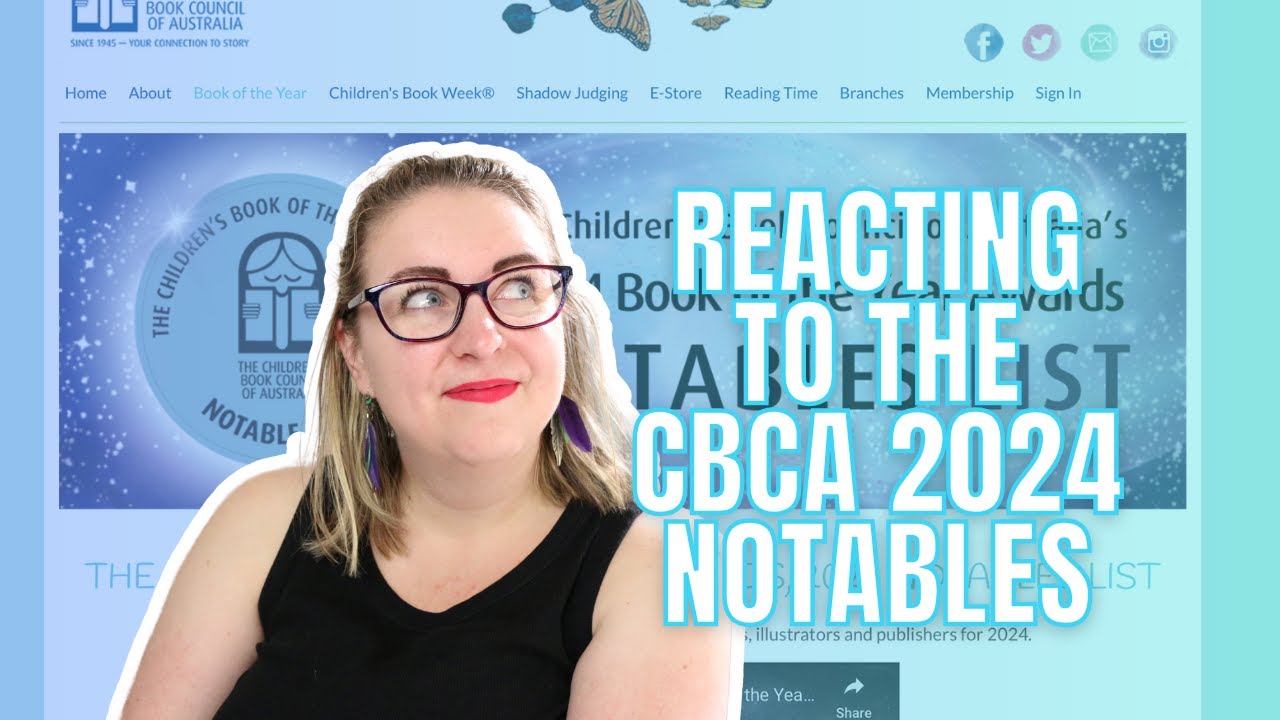 Reacting to the CBCA 2024 Book of the Year Awards Notables List - YouTube