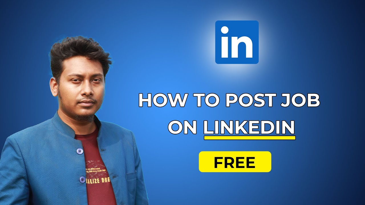 How To Post A Job On Linkedin 2023 | LinkedIn FREE Job Posting - YouTube