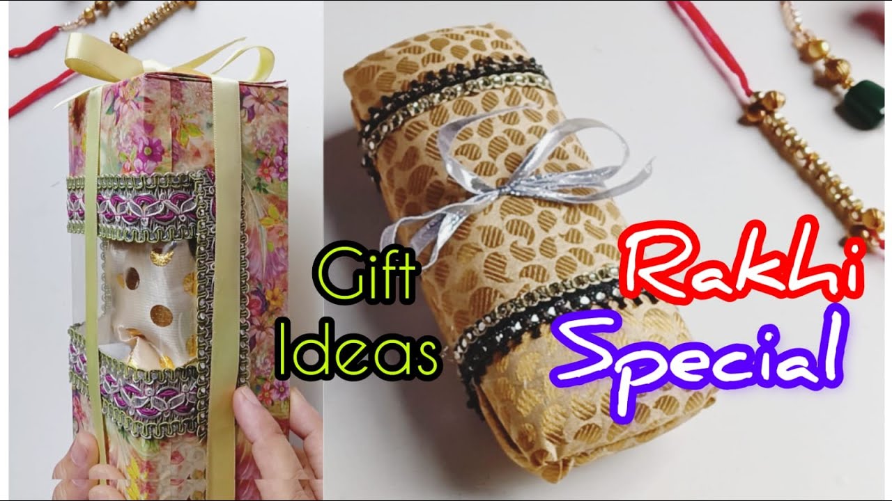 2 ️different ideas for🪅 rakhi packing🎁 at home | rakhi gift | diy rakhi ...