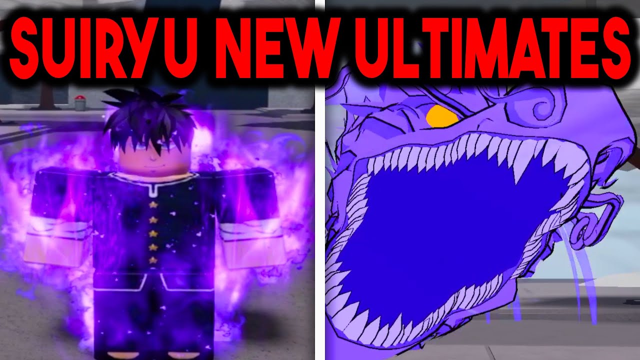 Suiryu New Ultimate Moves Showcase In Roblox The Strongest ...