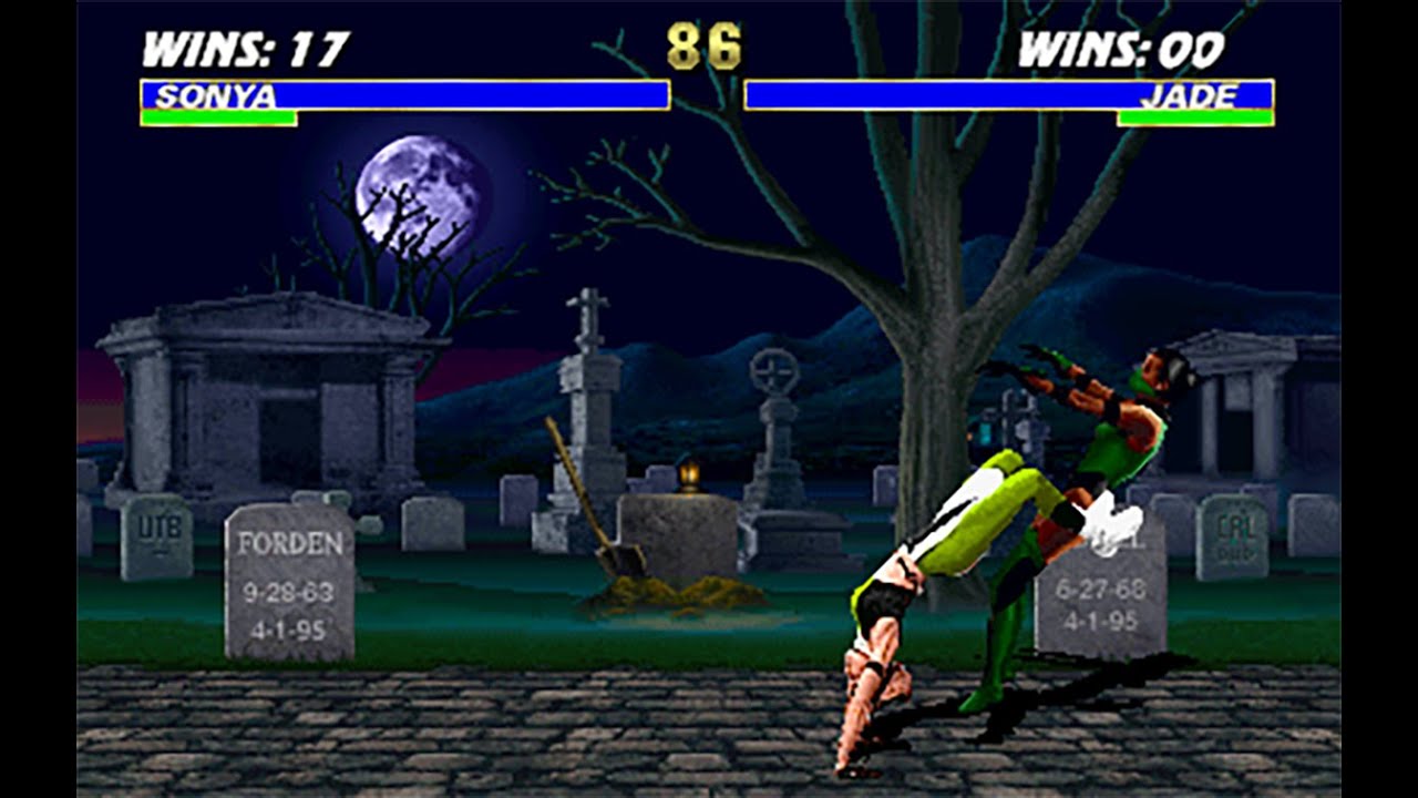 Ultimate Mortal Kombat 3 - Sonya- Leg Grab - YouTube