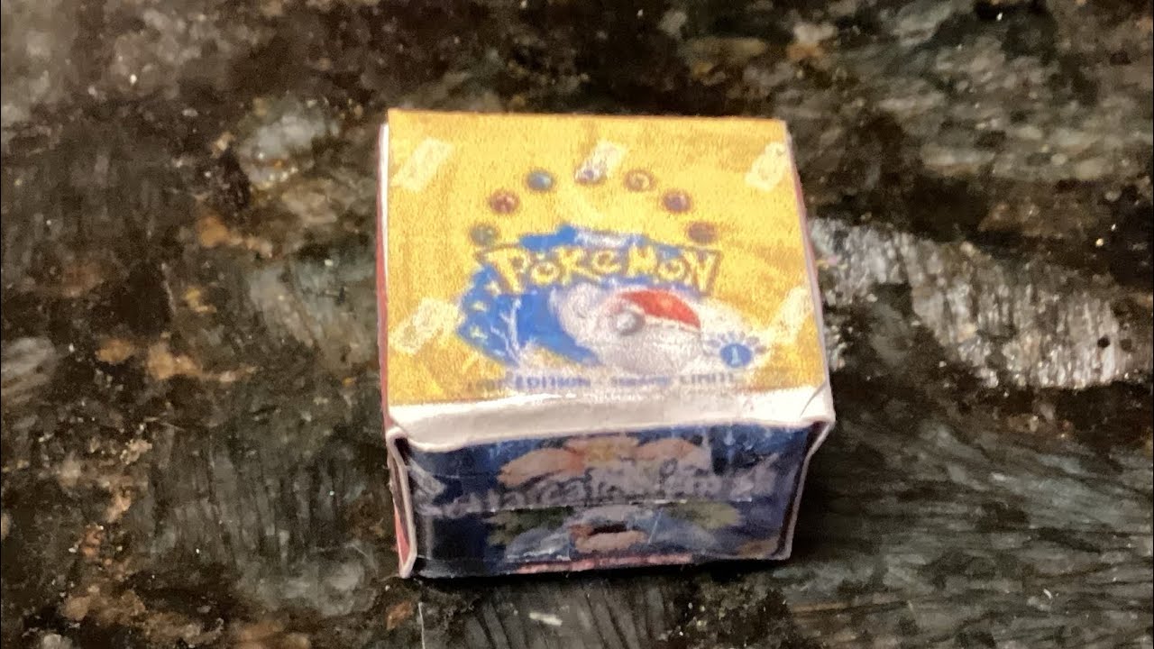 Opening min Pokèmon booster pack from mini booster box! GOT FIRST ...