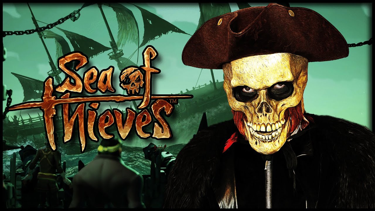 Real Skeleton Captain plays Sea of Thieves - YouTube