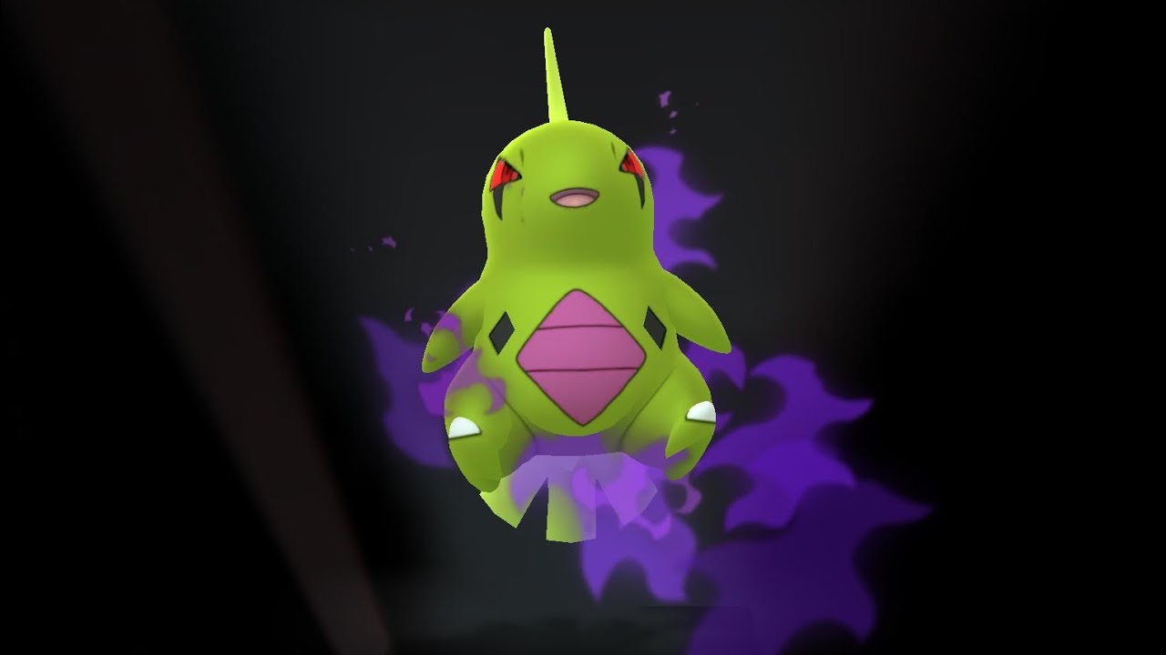 Best Buddying and evolving my Shadow Shiny Larvitar - YouTube