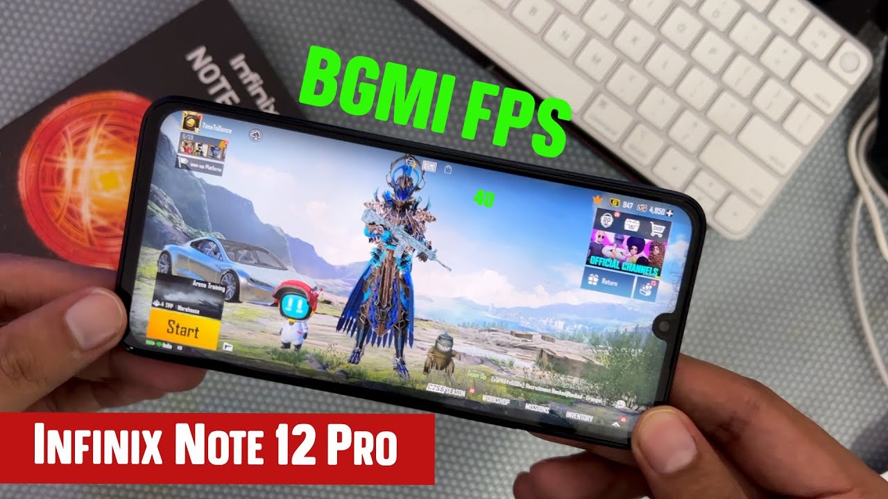Infinix Note 12 Pro 5G BGMI Gaming Test with FPS & Heating | PUBG ...