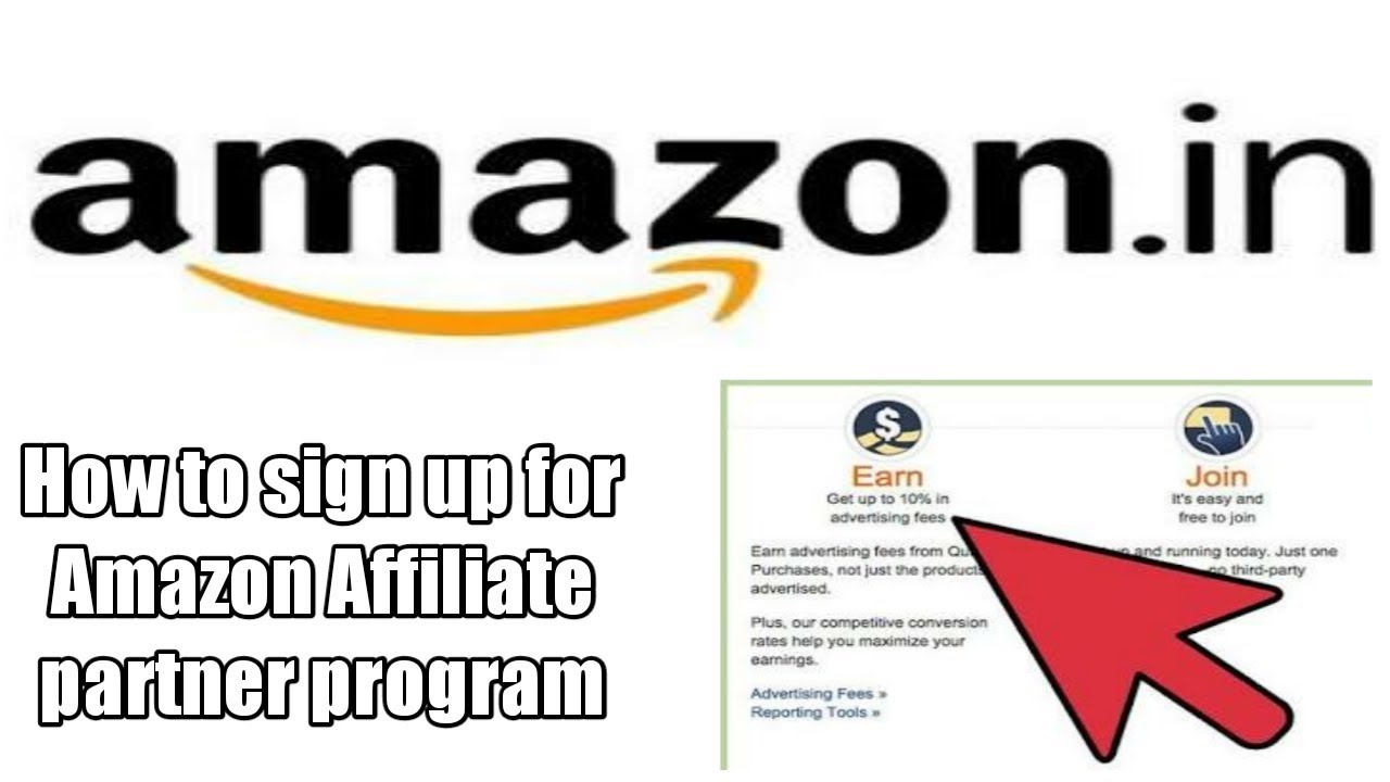 How to sign up for Amazon Affiliate partner program - YouTube