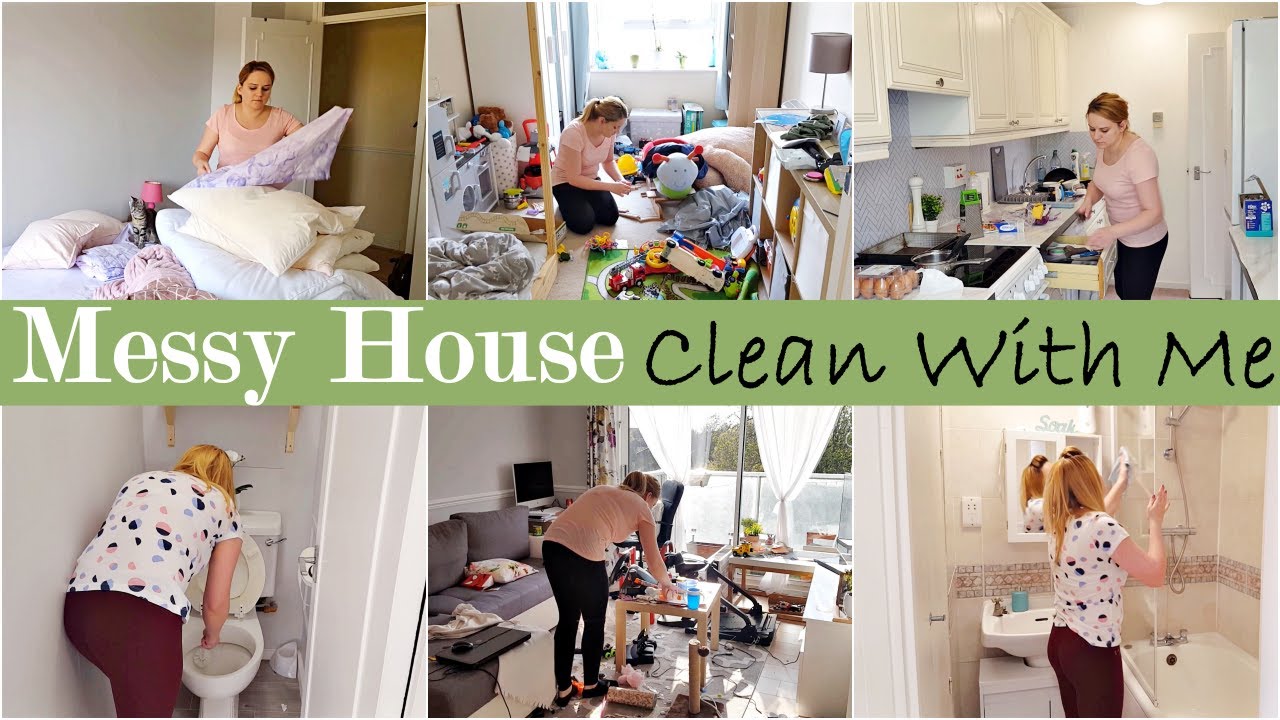MESSY HOUSE SPEED CLEANING / Speed Clean With Me - YouTube