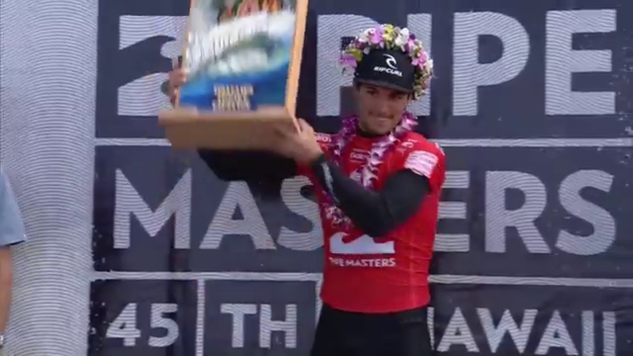 Gabriel Medina Pipe Masters 2015 - YouTube