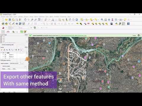 How to convert Digitized Osm files to Shapefile using QGIS - YouTube