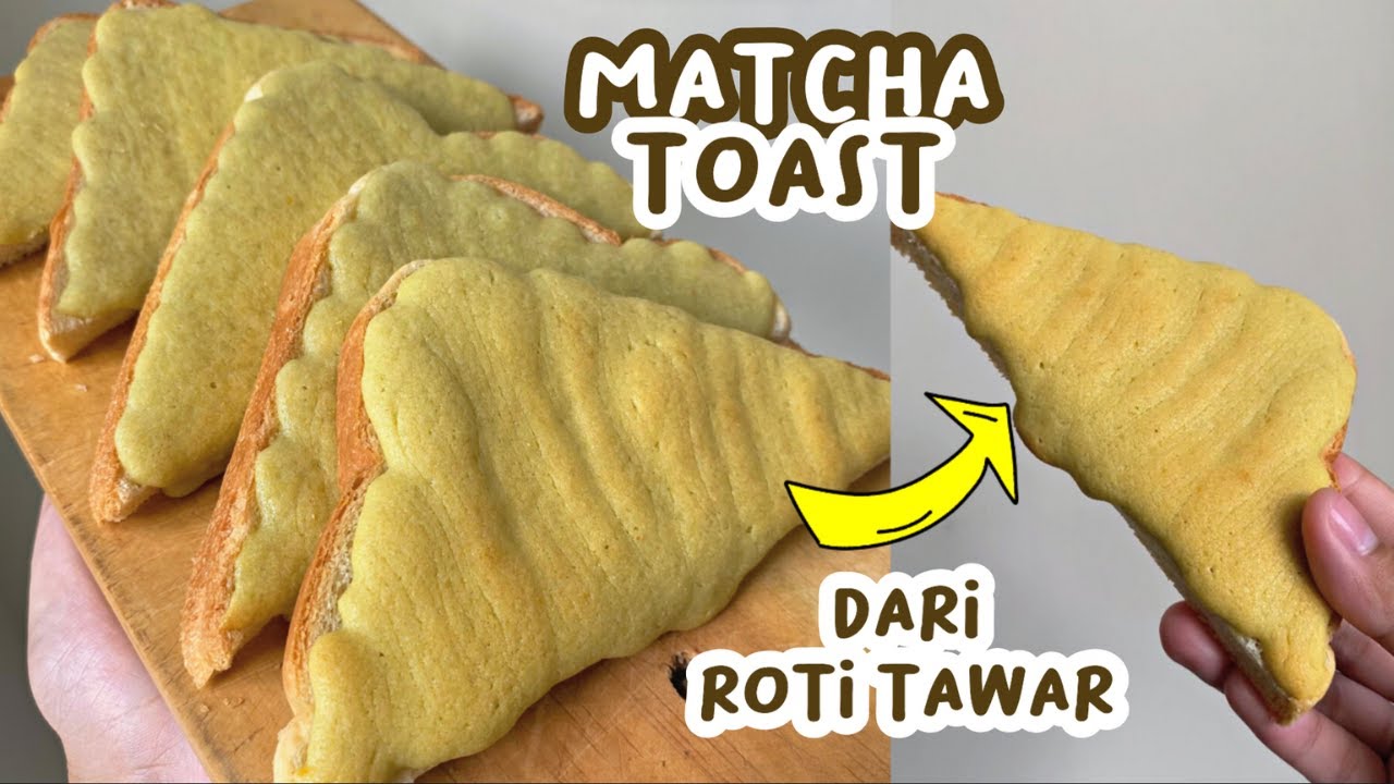 ROTI BOY TOAST MATCHA!!! SARAPAN ENAK DARI ROTI TAWAR GAMPANG BANGETTT ...