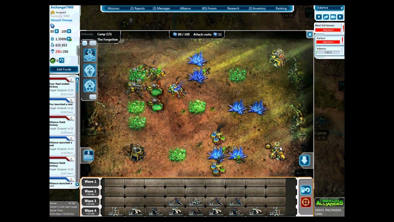 Command & Conquer Tiberium Alliances Outlook Part 5 - Firehawk Down ...