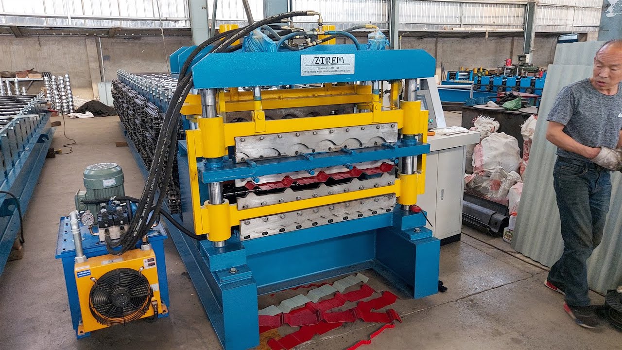 three layer machine test video - YouTube