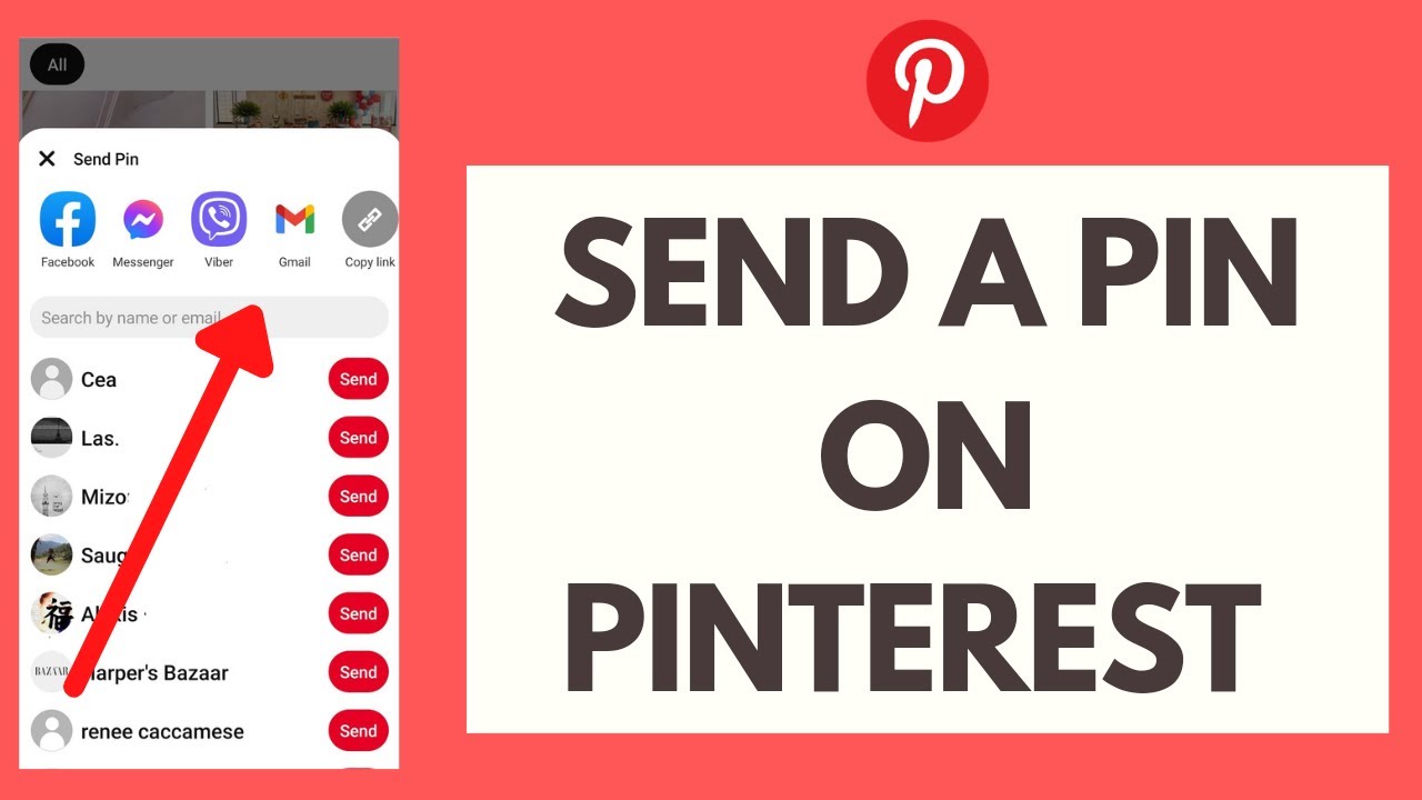 How to Send a Pin to Someone on Pinterest - YouTube