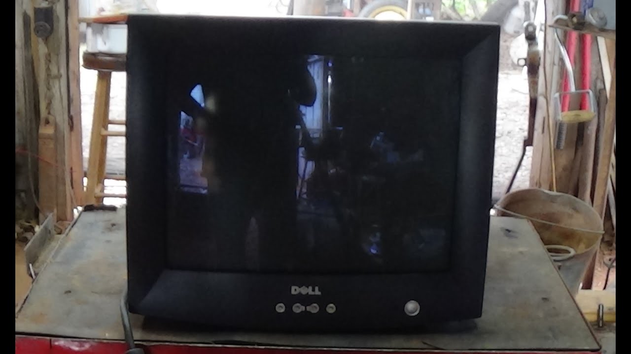 Scrapping a CRT Monitor for some Copper - YouTube