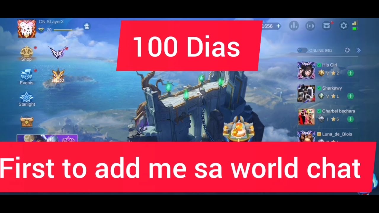 MLBB Giving 100 DIAS in world chat - YouTube
