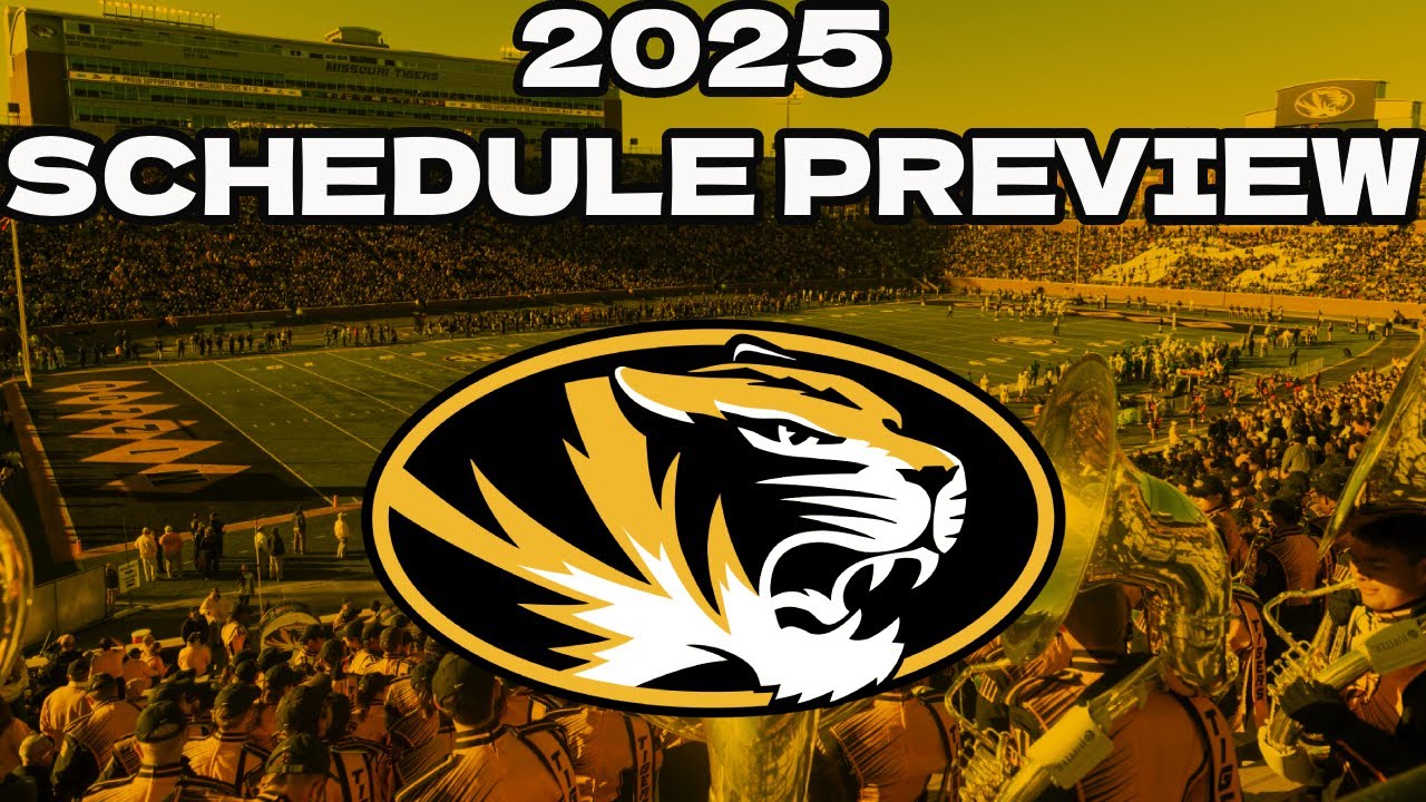 Missouri Football 2025 Schedule Preview & Early Projected Record - YouTube