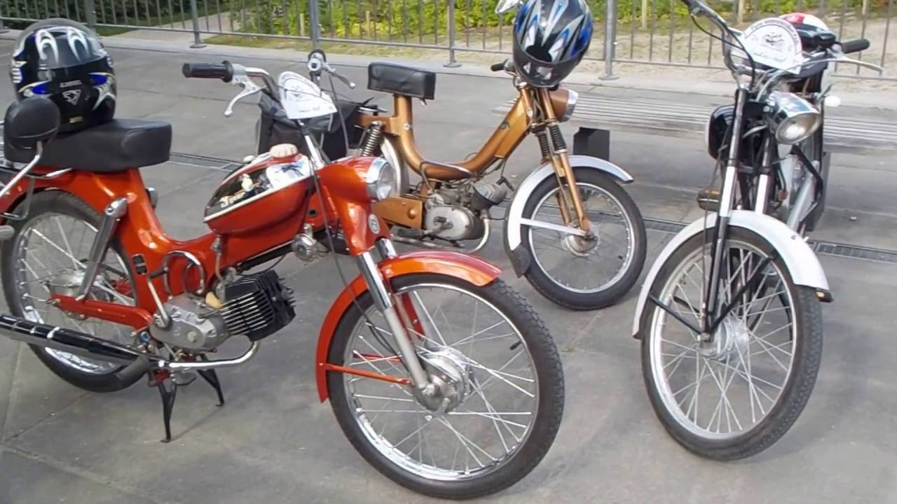 Fyns veteran knallert klub´s afslutningsløb 2016. - YouTube