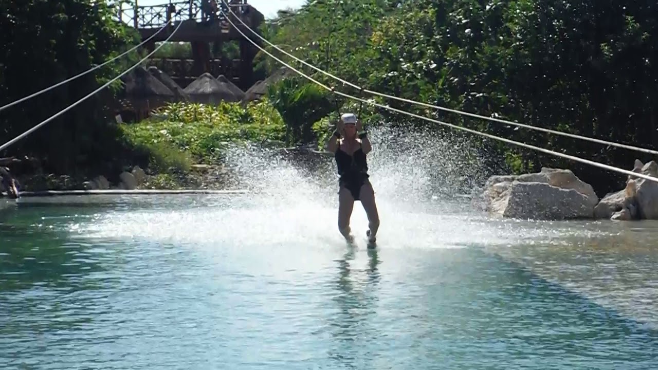 Bunny zip lining Costa Maya DSCF0448 - YouTube