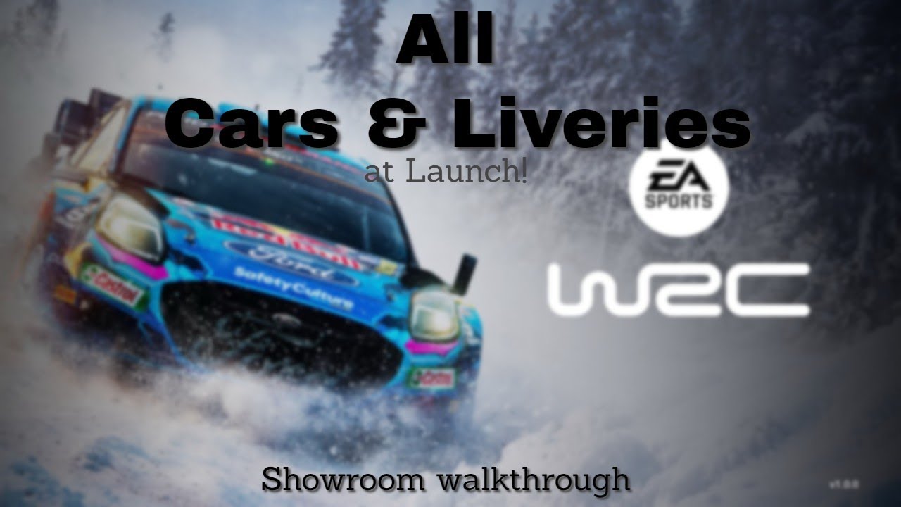 EA Sports WRC - Full Car List (All Cars & Liveries) - YouTube