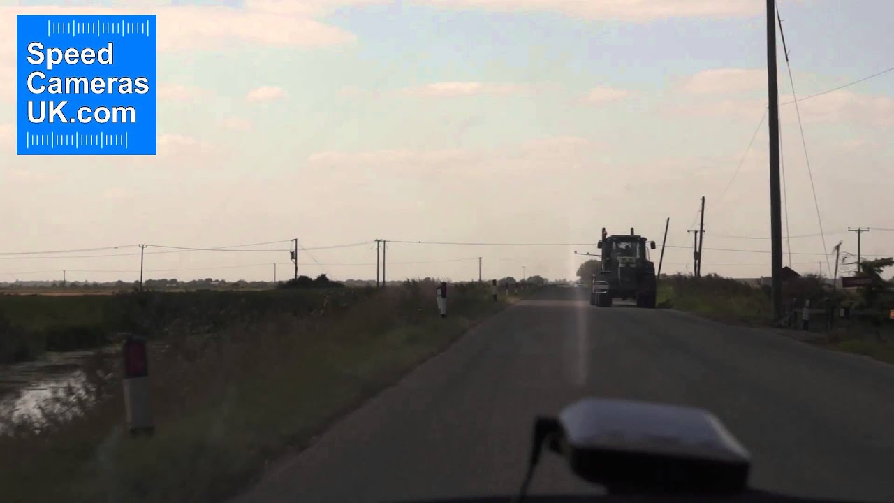 Start of average speed SPECS speed camera zone - YouTube