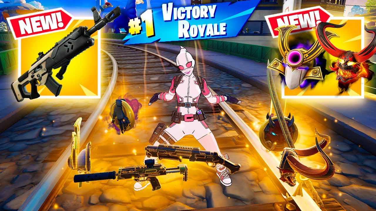 GWENPOOL vs 3 NEW MEDALLIONS & MYTHIC’S CHALLENGE (NEW! Fortnite ...