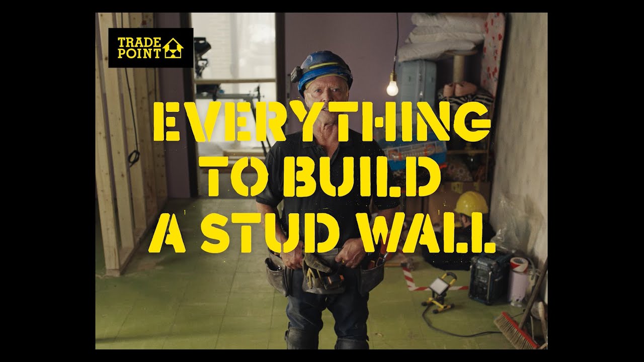 Everything to build a stud wall. TradePoint at B&Q – For the trade | TV ...