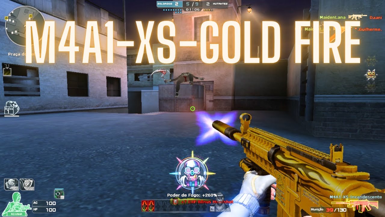 Crossfire - M4A1-XS-Gold Fire - HMX Gameplay - YouTube