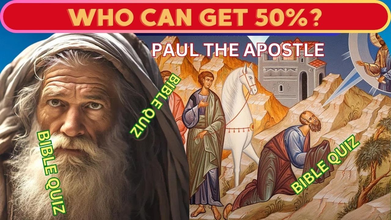 APOSTLE PAUL QUIZ EVERY Bible Enthusiast Must Take in 2024. 30 Impactful Questions and Answers ...