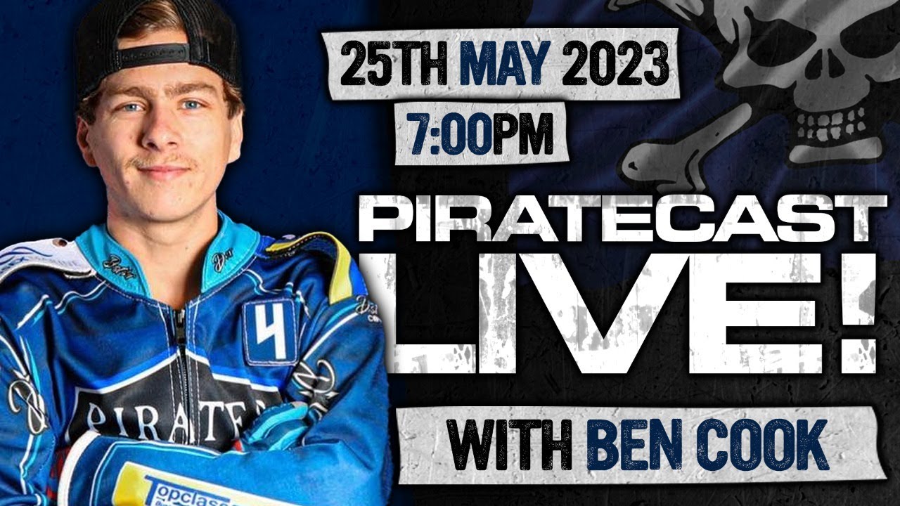 We're Back!! BEN COOK on PirateCast LIVE! - 25th May 2023 #speedway ...