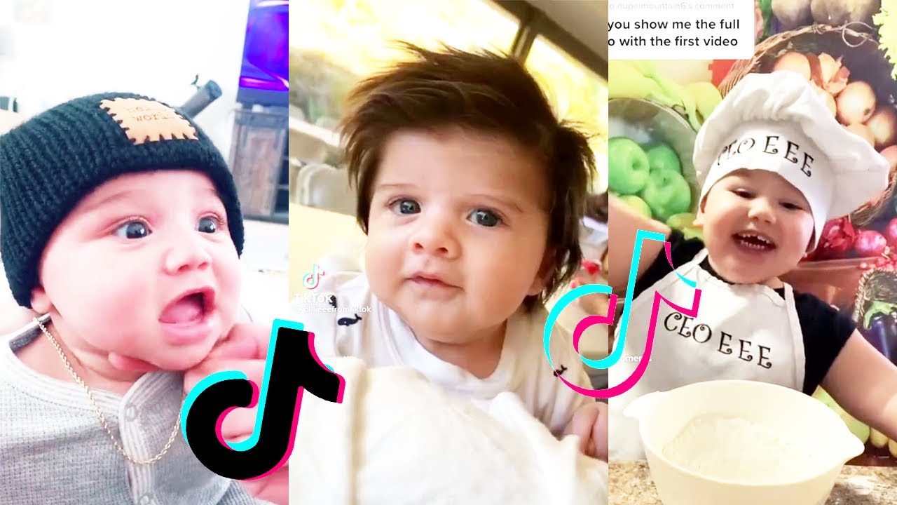 TikTok Compilation Of Funny And Cute Baby - YouTube