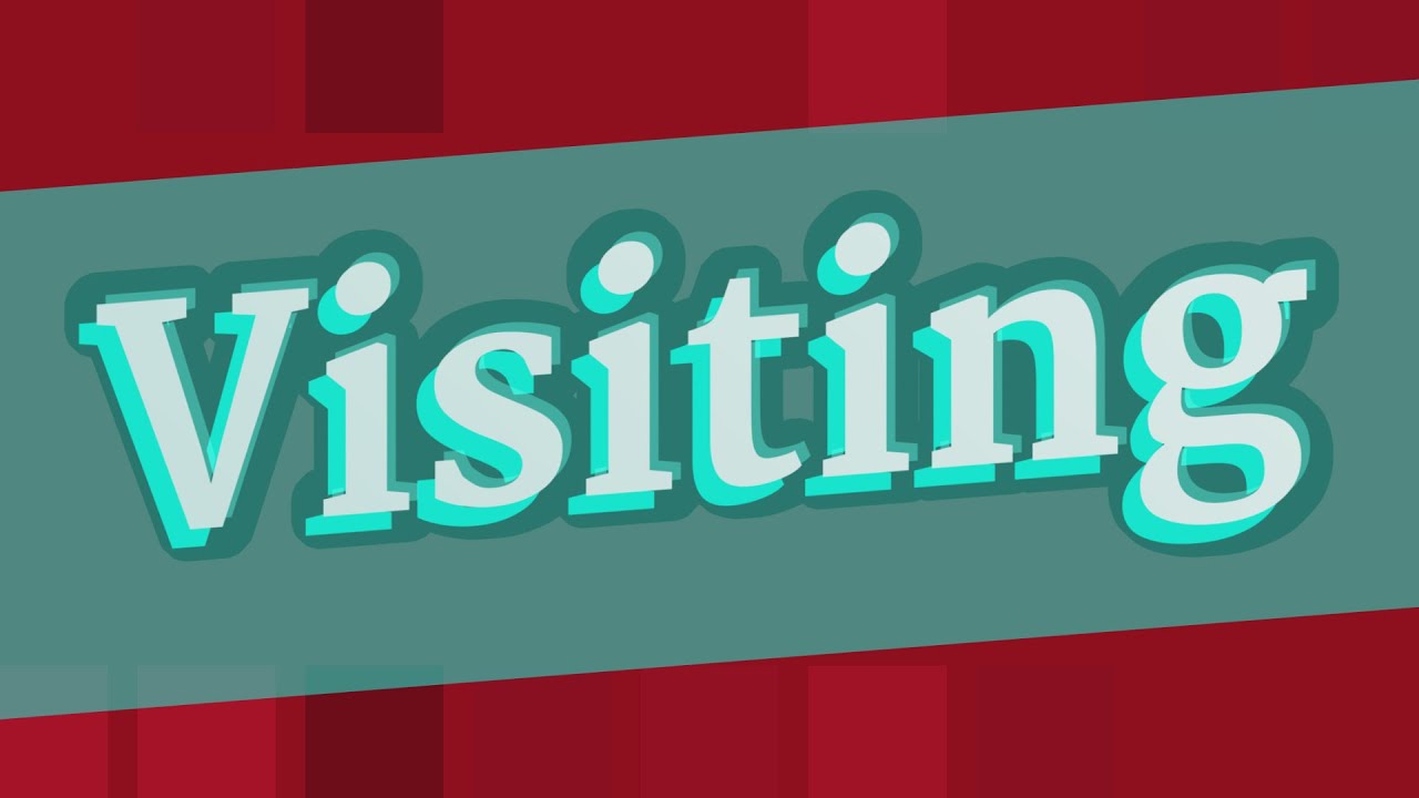 VISITING pronunciation • How to pronounce VISITING - YouTube