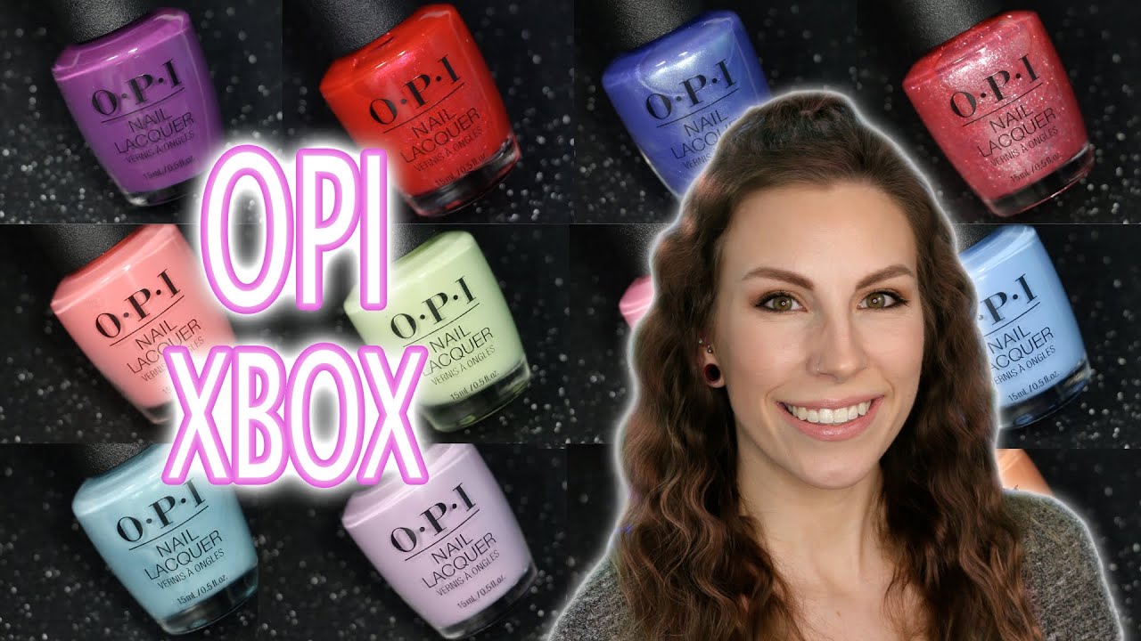 OPI XBOX (Spring 2022) Nail Polish Swatch & Review | JESSFACE90 - YouTube