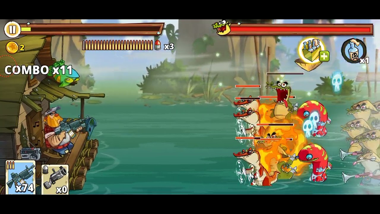 Boss Swamp Attack 2 - Gameplay Walkthrough Part #10 - YouTube