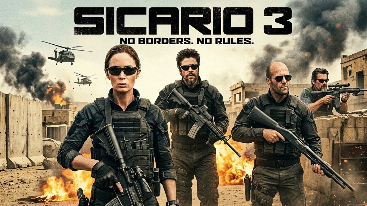 Sicario 3 ( 2026 ) Movie | Benicio del Toro, Josh Brolin, Isabela ...