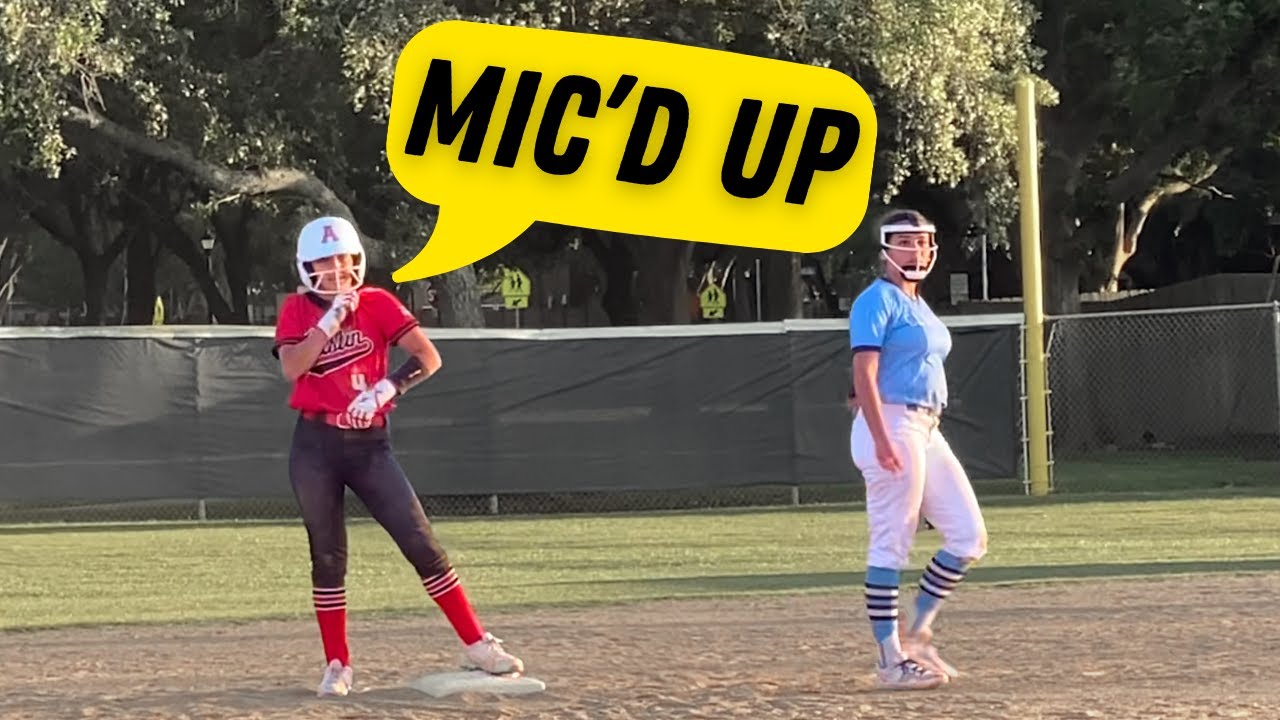 Mic'd Up Softball - AHS Varsity - YouTube