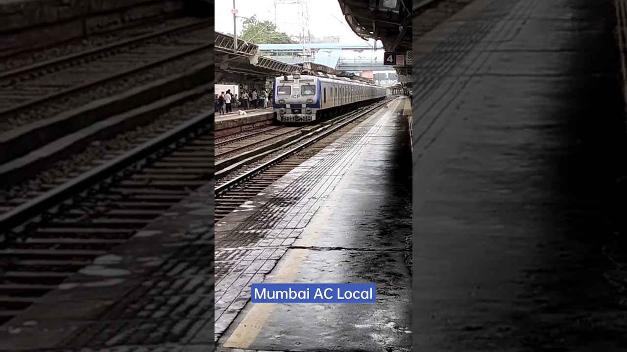 Mumbai AC Local at VIRAR #mumbailocal #trainshorts #aclocal - YouTube