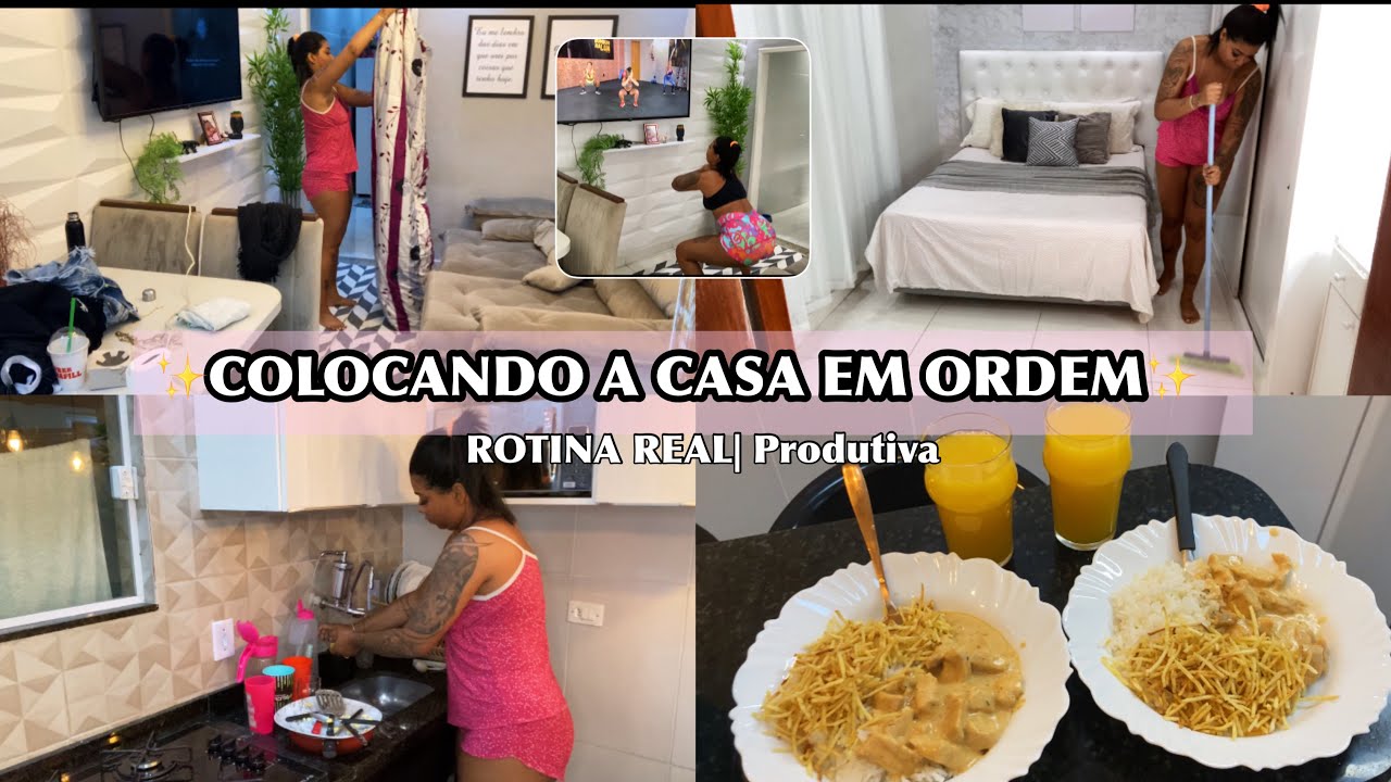 COMEÇANDO A SEMANA| Rotina real| Organizando a casa| Janta simples ...