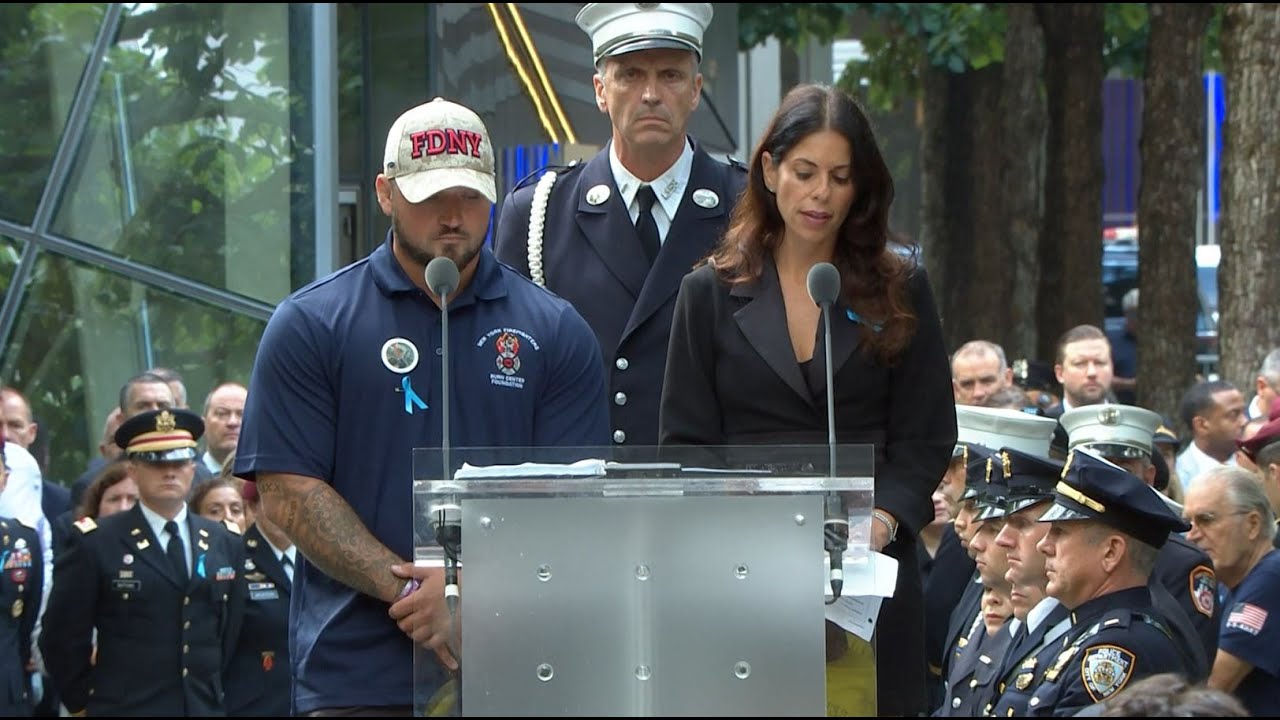 New York 9/11 Ceremony - Families Read Victims Names - YouTube