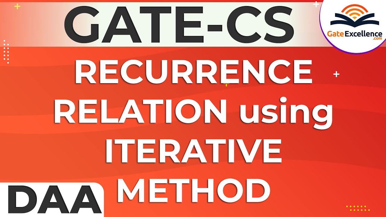 Recurrence Relation Using Master Theorem Design And Analysis Of Algorithms Gate Gateexcellence