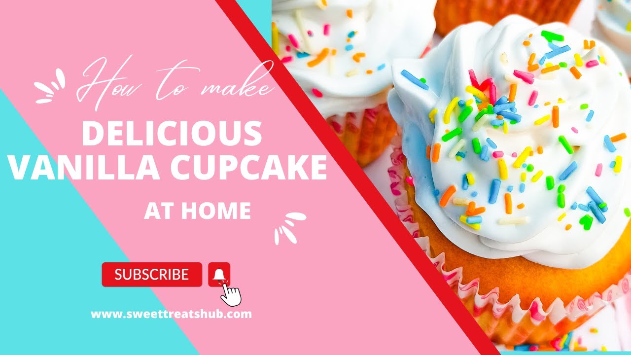 How to make delicious vanilla cupcake at home. - YouTube