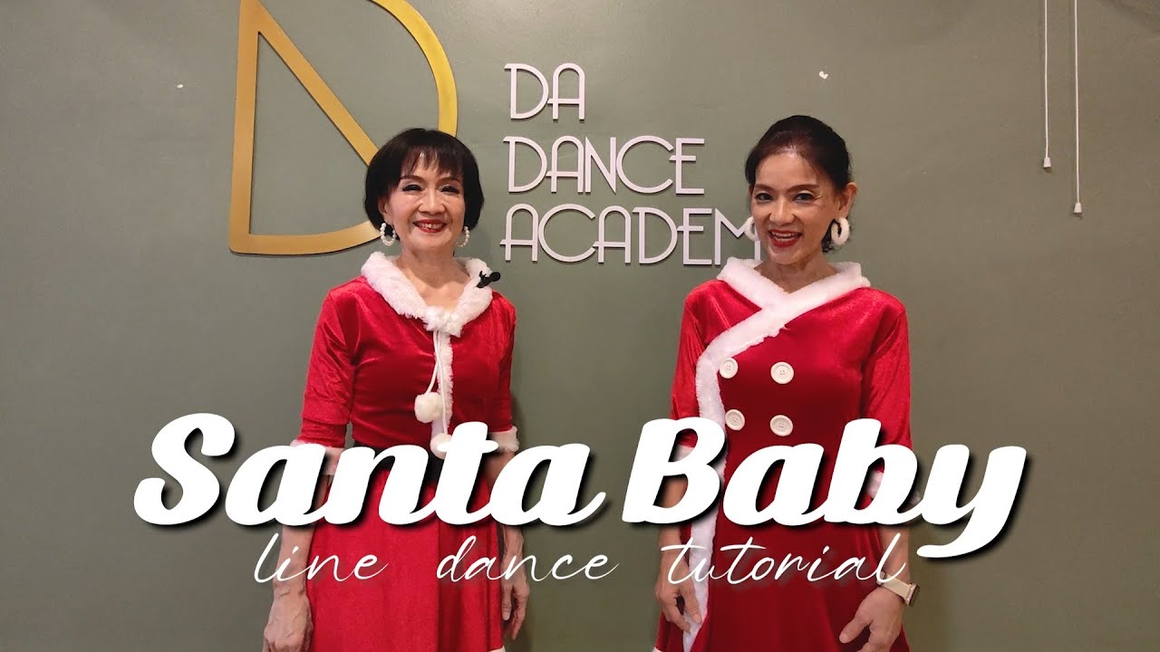 【Line Dance Tutorial】Santa Baby - YouTube