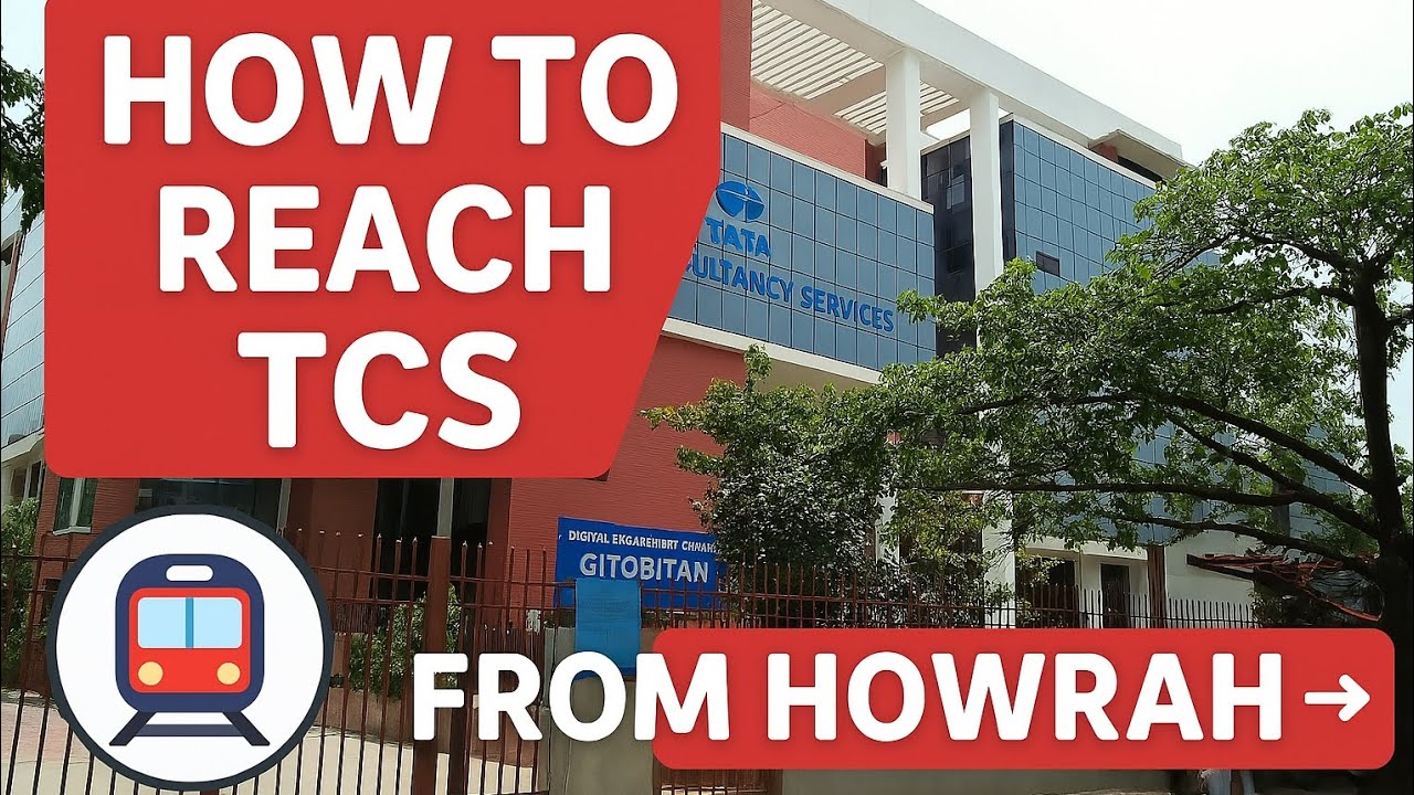 How to Reach Tcs Gitobitan from Howrah station by metro 🚇 - YouTube